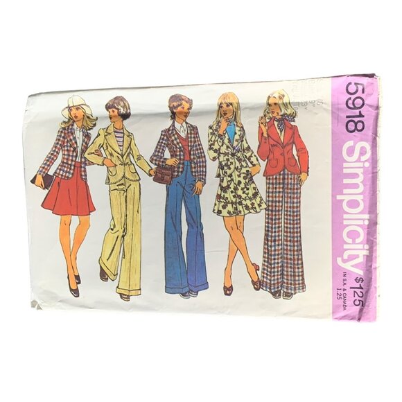 Simplicity | Other | Vintage 7s Simplicity Sewing Pattern 598 Womens ...